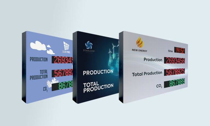 Solaranzeigen - Photovoltaik Displays - Energieanzeigen